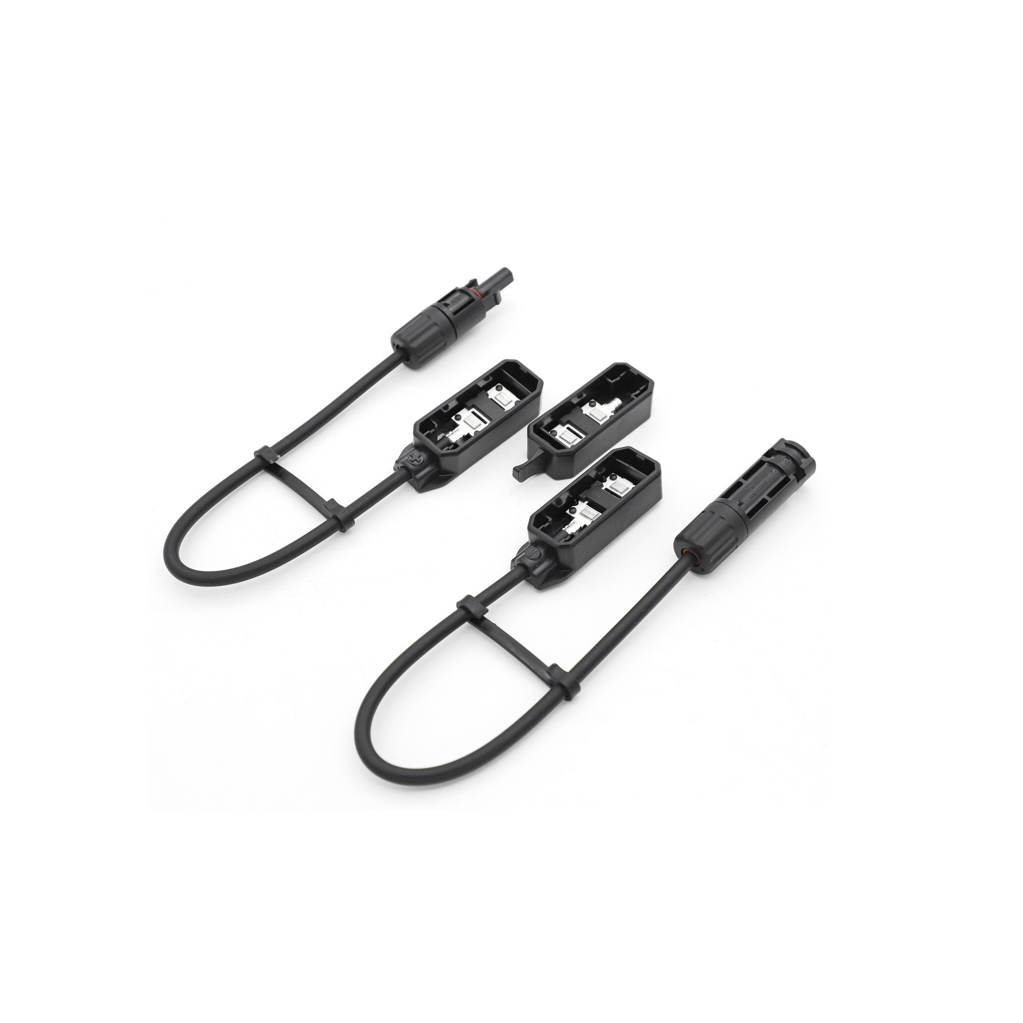 Panjang Kabel 30cm Kotak Gabungan Sel Surya 12AWG / 4mm2 Rentang Ukuran ...